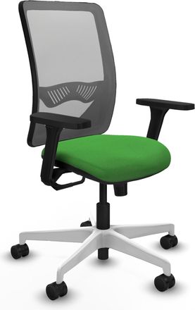 Piqueras y Crespo Zulema Economalla Stuhl mit 3D-Armlehnen, h&ouml;henverstellbare Lendenwirbelst&uuml;tze, ausgestattet mit 3 Positionen und Schneidschaum, mit Rollen von 65 mm,