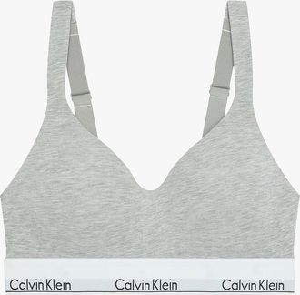 Calvin Klein Brassi&egrave;re en coton m&eacute;lang&eacute;