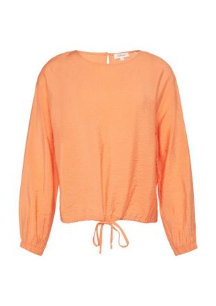 s.Oliver Langarmbluse Bluse Viskosemix-Bluse in O-Shape