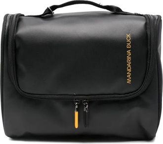 Mandarina Duck pochette de voyage à logo - Noir