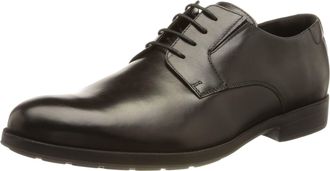 Geox Herren Hilstone Wide A Schuhe, Schwarz, 42 EU