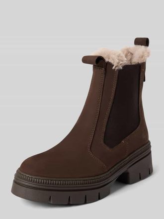 Tamaris Chelsea Boots mit Lammfellfutter aus Rindsvelours