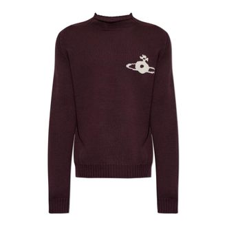 Vivienne Westwood Fischer-Pullover - - Knitwear - Herren - Lila - L