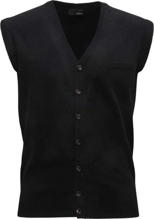 Tonello Homme, Vestes, Noir, Taille: S M0032 01M0520 Waistcoat