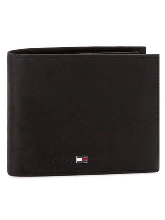 Tommy Hilfiger Geldb&ouml;rse Johnson Trifold AM0AM00665 Schwarz