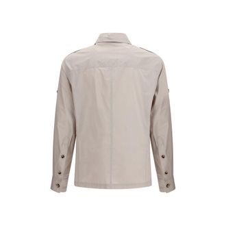 Brunello Cucinelli Mens Beige Cotton Coat Clothing