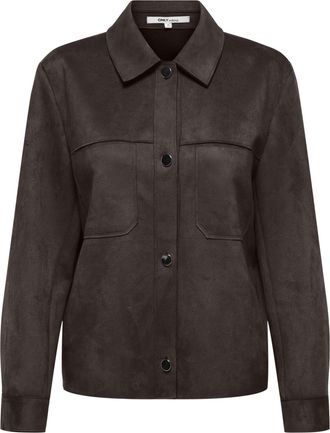 Only Onlmira L/S Faux Suede Shirt PNT