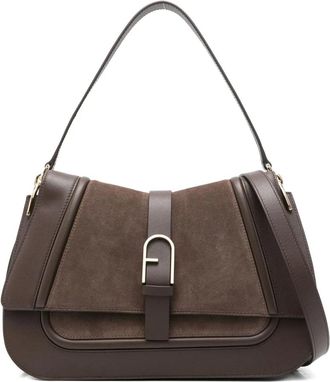Furla Femme, Sacs, Brun, Taille: ONE Size Flow L Top Handle