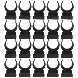 Hemobllo 20 St&uuml;ck Sockelclips aus Robustem Kunststoff Verstellbar f&uuml;r M&ouml;belf&uuml;&szlig;e Sockelbefestigung M&ouml;belh&ouml;henverstellung K&uuml;chen und Schranksockel