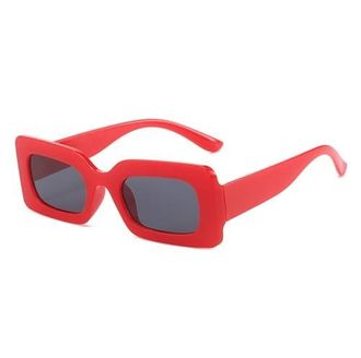 Generic Lunettes De Soleil Carr&eacute;es &Agrave; Petite Monture For Hommes, For Lext&eacute;rieur, Les D&eacute;placements, Vacances(Red)