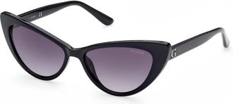 Guess unisex, Accessoires, Bleu, Taille: 55 MM Lunettes de soleil oeil de chat