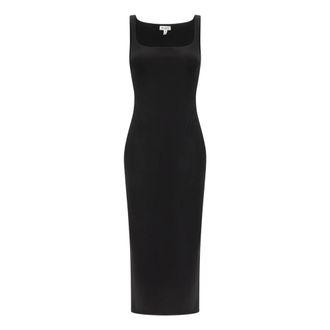 Alaia Seidenstrick Bodycon Kleid - - Dresses - Damen - Schwarzk - S