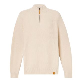 Timberland Pullover f&uuml;r Herren, Rei&szlig;verschluss, gerippt (Angorafarbe)
