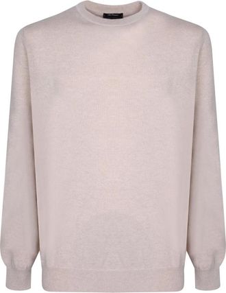 Dell'Oglio Homme, Pulls, Beige, Taille: 3XL Pull ras du cou
