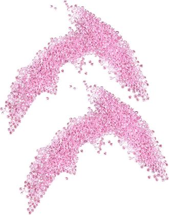 Cabilock 10000 St&uuml;ck Teiliges Acryl Strasssteine Transparent Flachr&uuml;ckige Vase F&uuml;ller f&uuml;r Hochzeitsdeko Nail Art Schmucksteine und Party Tischstreuer Langlebig