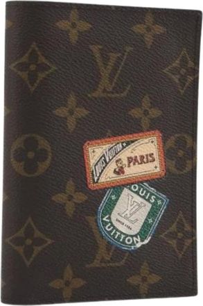 Louis Vuitton Pre-owned &Eacute;tui Passeport - Femme - Pre-owned - Brun - Taille: ONE Size