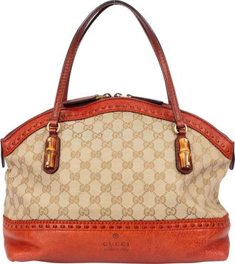 Gucci Crossbody Bags - Gucci GG Monogram Crafty Bamboo Handbag - Gr. unisize - in Bunt - f&uuml;r Damen