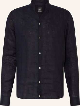 van Laack Van Laack Leinenhemd Vl-Rudo-K Slim Fit blau