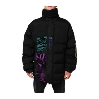 Dolce & Gabbana Veste matelass&eacute;e en nylon zipp&eacute;e - Homme - Vestes - Noir - Taille: XL