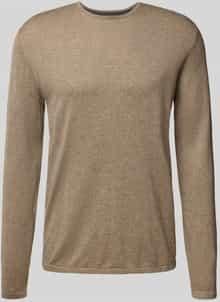 Christian Berg Regular Fit Pullover aus reiner Baumwolle in Strick-Optik