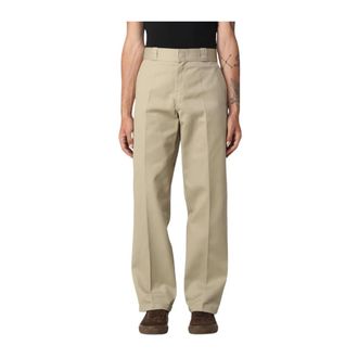 Dickies Homme, Pantalons, Beige, Taille: W30 Pantalon de travail kaki coupe d&eacute;contract&eacute;e