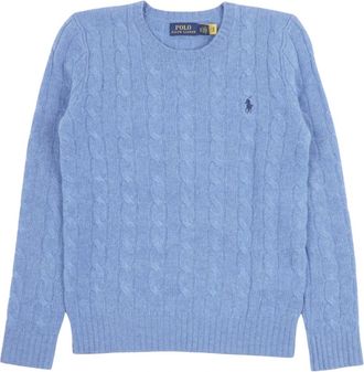 Polo Ralph Lauren Femme, Pulls, Bleu, Taille: 36 FR Pulls &agrave; col rond