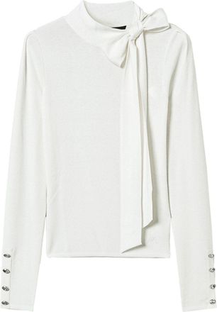 Twin-Set Verzierter Pullover - Wei&szlig;