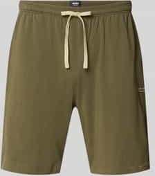 HUGO BOSS Regular Fit Sweatshorts aus Baumwoll-Mix Modell MIX&MATCH