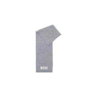HUGO BOSS Rippstrickschal - - Accessories - Herren - Grau - ONE SIZE