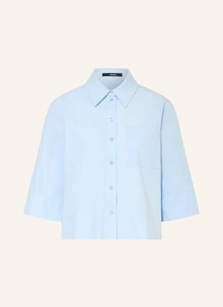 someday Someday Hemdbluse Zarba Bold Mit 3/4-Arm blau