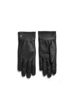 Canada Goose Gerippte Luxe Lederhandschuhe