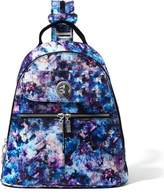 Baggallini Damen Rucksack Naples Convertible Backpack, Schwarzer Opal, Einheitsgr&ouml;&szlig;e