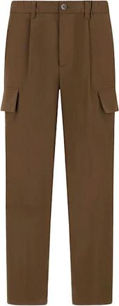 Herno Homme, Pantalons, Vert, Taille: S Pantalon Cargo &agrave; Taille &Eacute;lastiqu&eacute;e