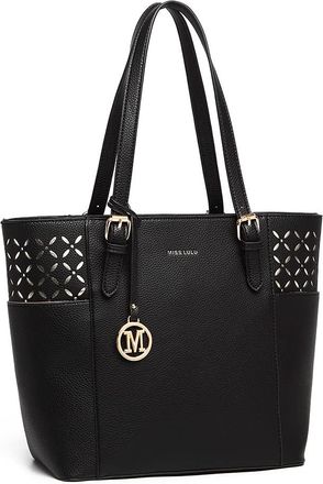 Miss Lulu Damen Handtasche Groß Taschen Shopper Tasche für Schule Mode Schultertaschen Tote Bag für Arbeit Freizeit