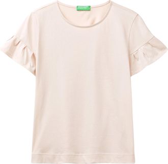 Benetton Damen 3096d107t T-Shirt, Rosa, X-Small