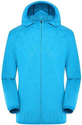 Generic Vestes d&eacute;contract&eacute;es pour femmes 2026 - Coupe-vent l&eacute;ger et imperm&eacute;able, bleu ciel, XXL