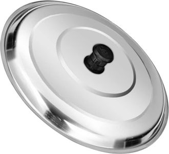 BESTONZON Edelstahl Pfannendeckel 29 Cm, Universal Topfdeckel F&uuml;r Pfannen Und T&ouml;pfe, Glatte Oberfl&auml;che, Leicht Zu Reinigen, Praktisches K&uuml;chenzubeh&ouml;r F&uuml;r Zuhaus