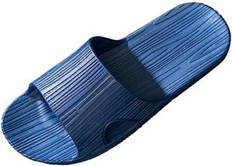 Generic Paire de chaussures plates confortables et respirantes avec semelle souple pour homme, bleu, 41 1/3 EU