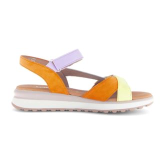 Gabor Multicolor Sandalen aus Leder/Wildleder-Mix - - Shoes - Damen - Mehrfarbig - 42 1/2 EU