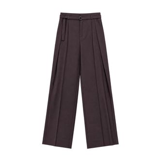 SOLOTRE Weite Hosen - - Trousers - Damen - Braun - L