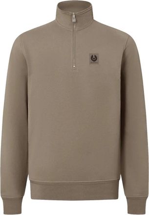 Belstaff Viertel-Zip-Sweatshirt - - Sweatshirts & Hoodies - Herren - Beige - M