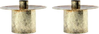 House Doctor Candle holder, HDSimb, Antique metallic
