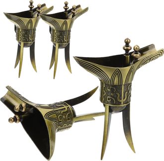 Garneck 4 Stücke Chinesischen Porzellan Tassen Vintage Stil Trinken Becher Wein Zubehör