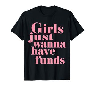 Bioworld Girls Just Wanna Have Funds Valentines Day T-Shirt