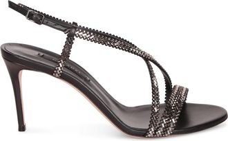 Casadei Femme, Chaussures, Noir, Taille: 37 1/2 EU Sandales &agrave; talons hauts