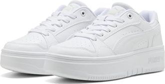 Puma Rebound Femme Low Basket, Gris Vapeur Blanc, 36 EU