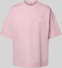 Carhartt Work in Progress T-Shirt mit geripptem Rundhalsausschnitt