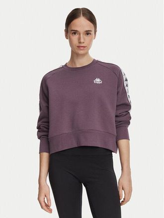 Kappa Sweatshirt 222 Banda Marbella 2 311U1TW Violett Regular Fit
