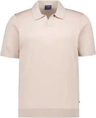 Olymp Herren Polo-Shirt beige