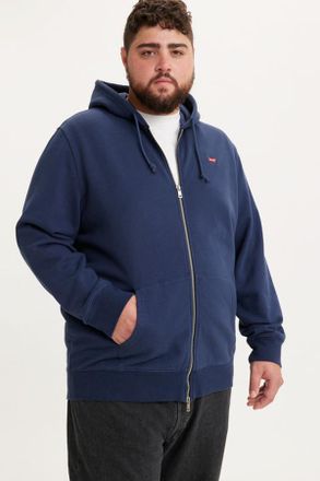 Levi's Sweat À Capuche Zippé New Original (Grandes Tailles) - Homme - Bleu / Naval Academy - 1XL